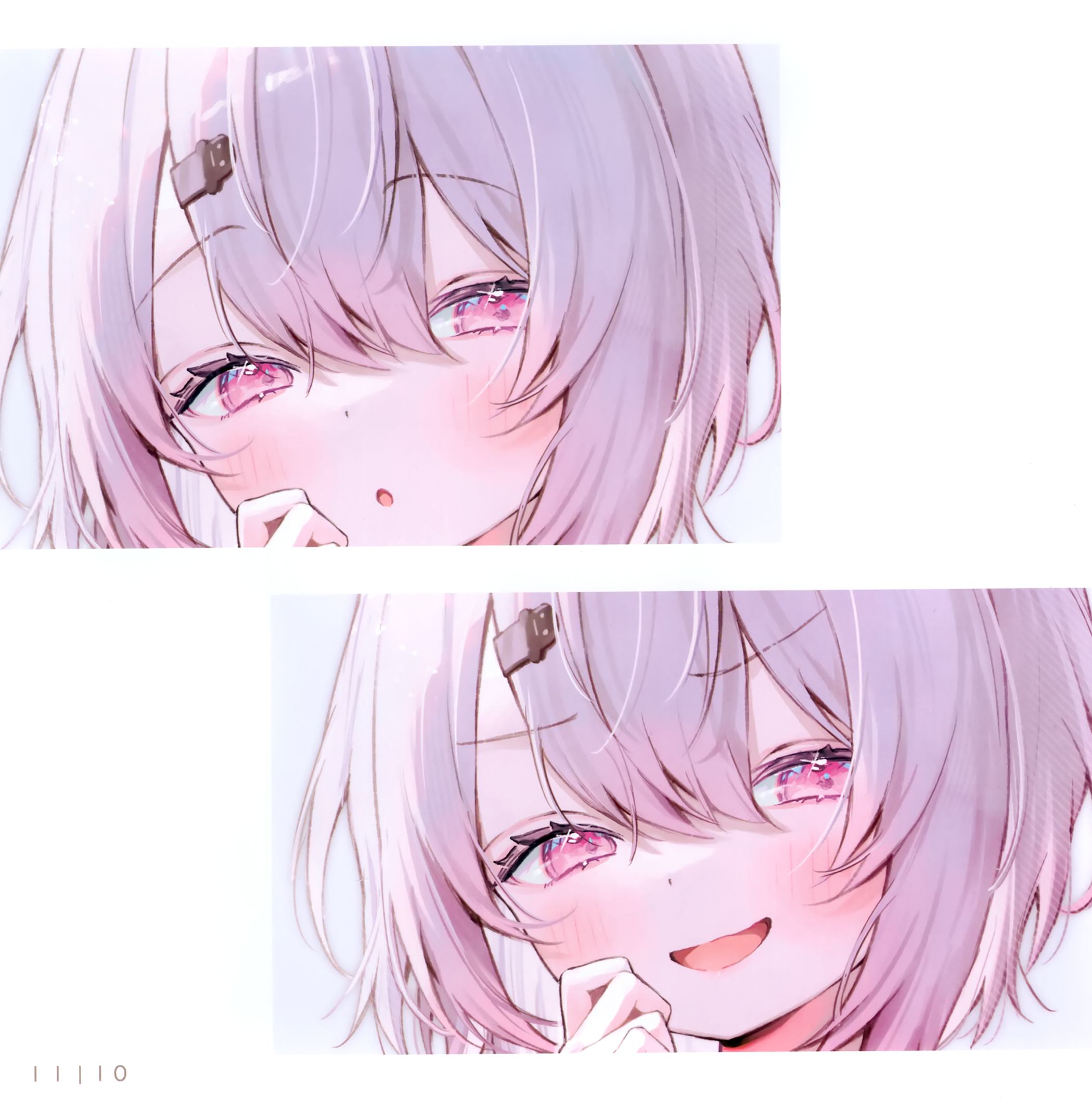 shiromi nimi (circle) shiromi nimi nijisanji nijisanji gamers shiina yuika expression | #1193836 ...